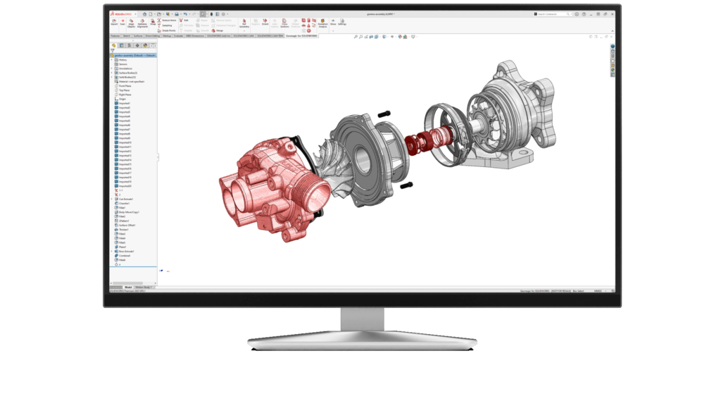 Geomagic for Solidworks | Post-scan reverse engineering software • 3DSL